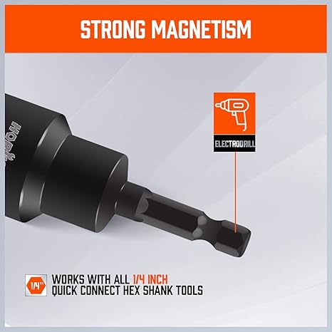 HORUSDY 2-Pieces RV Leveling Scissor Jack Socket Drill Adapter